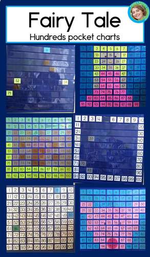 Fairy Tale 100s Pocket Chart | Hundreds Charts | 100 Chart Mystery Pictures