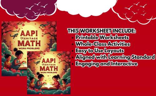 AAPI Math Fun Activities 2nd,3rd,4th,5th,6th,7th,8th,Grade | TPT