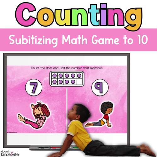 *HALF OFF Counting Subitizing Math Yoga Game Numbers 0-10 - Dice, Ten ...