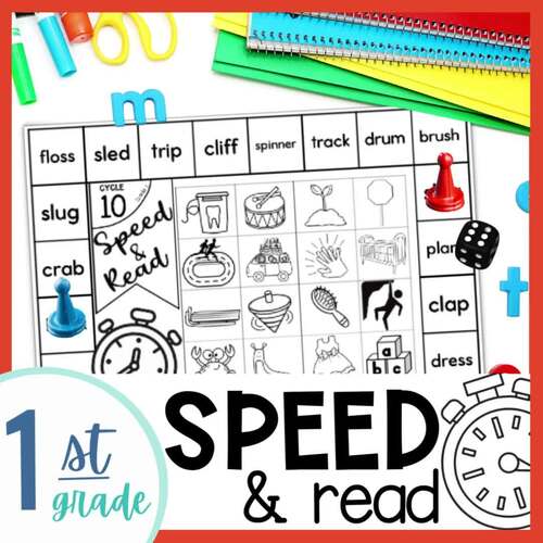 1st Grade Phonics Decoding Speed & Read Games |EL Skills Block Reading ...