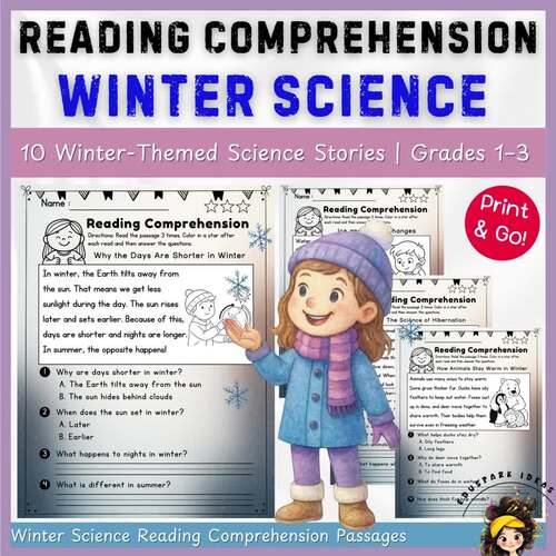 Winter Science Reading Comprehension Passages | Science Stories ...