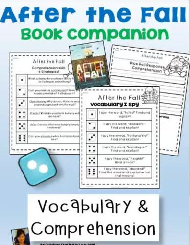 After the Fall Book Companion by Robin Wilson First Grade Love | TPT