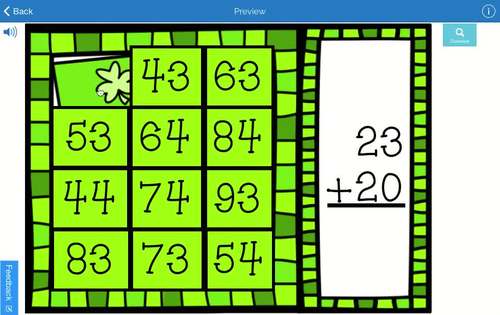 1st Grade St. Patrick's Day | Add Multiples of Ten | Picture Reveal | Boom
