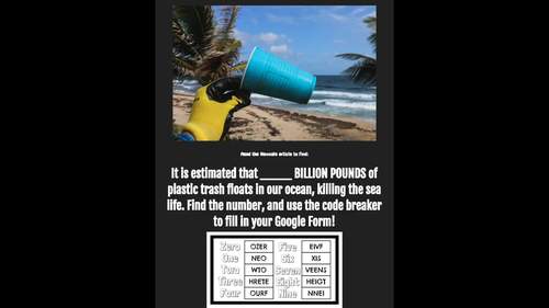 Digital Breakout | Escape Room | Earth Day | Problem-Solvers:Rescue ...