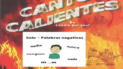 Solo y las Palabras Negativas Taught Musically (Digitally Enabled)