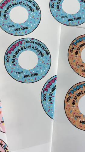 Printable Teacher Gift Tags by Allie Lewis- Teaching on the Move