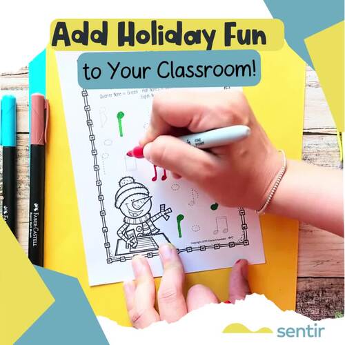 Christmas & Winter Rhythm Worksheets | Note Values, Rests & Time Signatures