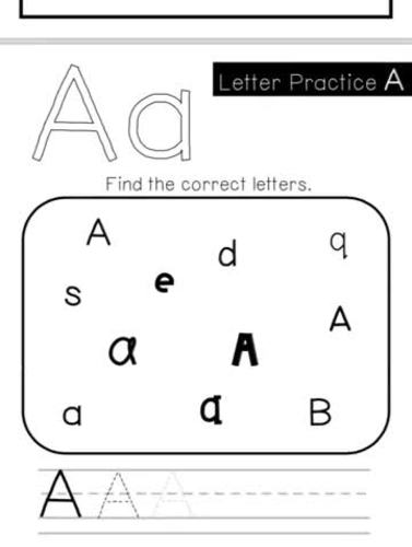 Alphabet Writing Practice – Letter Recognition Trace Print and Read ...