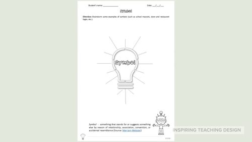 US Symbols - USA Patriotic Symbols Cross Curricular Printables/ Worksheets