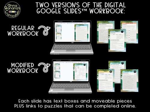 HATCHET WORKBOOK: Digital & Print Novel Study by Anna Banana's Curriculum