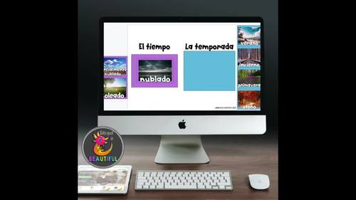 Back to School Calendar Time Google Slides in SPANISH by Bilingually ...