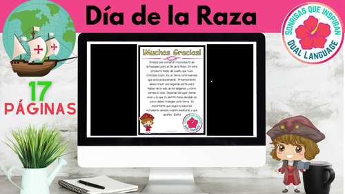 Día de la raza Cristobal Colón, Columbus Day in Spanish | TPT