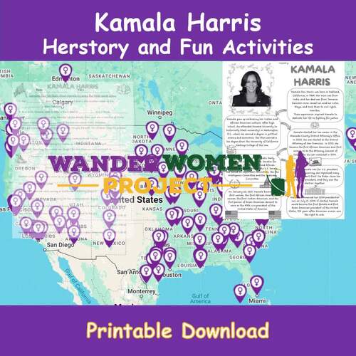 Kamala Harris - Learn Herstory with Fun Activities by Wander Women Project