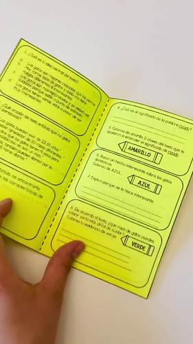 Non Fiction Reading Comprehension Booklet | SPANISH | 2nd-4th + Lesson ...