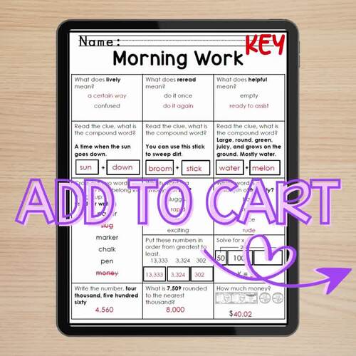4th Grade Emergency Sub Plans NO PREP | 3 Weeks of Print & Go Sub ...