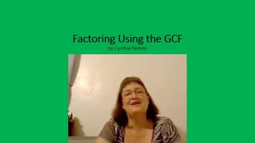 Algebra 1 Video 21 Factoring Equations Using the Greatest Common Factor