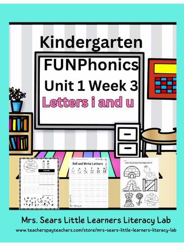 FUNPhonics Kindergarten Unit 1 Lesson 3 | TPT