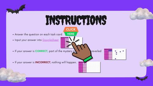 Order of Operations Mystery Reveal - Halloween Themed Digital Activity