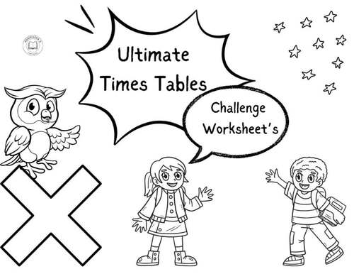 Times Tables chalenge worksheets by Agnieszka Sulecka | TPT