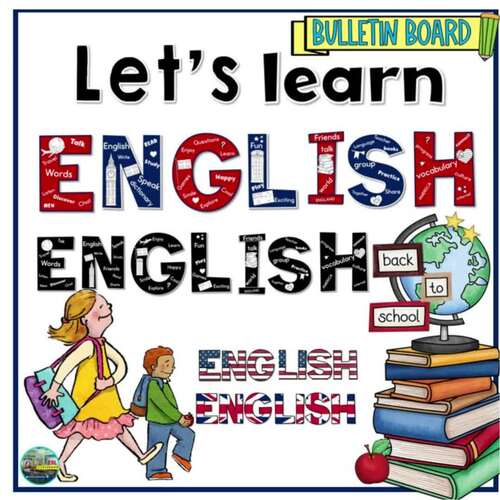 Bulletin Board Titles/English is Fun & Let's Learn English by ESL Classroom