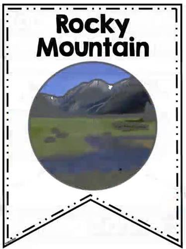 Rocky Mountain Park Bunting Banners by TCHR Two Point 0 | TPT