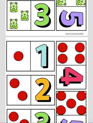Counting Objects 1-5 | Task Cards | Differentiated Math Centers | PreK ...