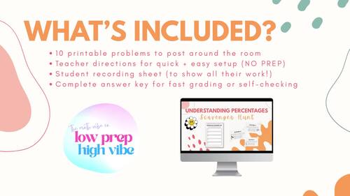 Real-World Percentage Word Problems Scavenger Hunt | Tax, Tip, Discount ...