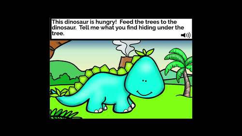Feed the Dinosaur! Medial /s/ Articulation | Boom Learning | TPT