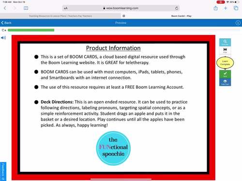 Open Ended BOOM Card Deck: Let's Pick Some Apples by the FUNctional ...