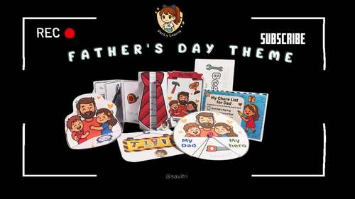 Father’s Day Activity Pack – Number 1–10 Worksheets & Crafts | PreK to ...
