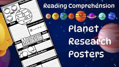 Planet Mars Reading Comprehension Informational Text About Planets ...