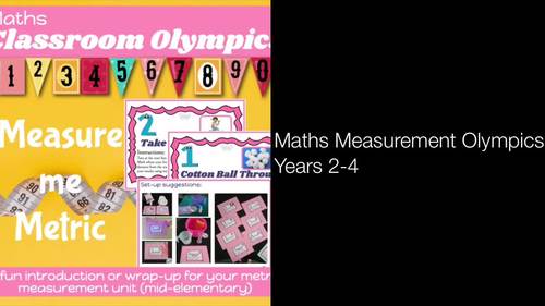 Metric MEASUREMENT Math FUN DAY practical student activities 1st-3rd grade