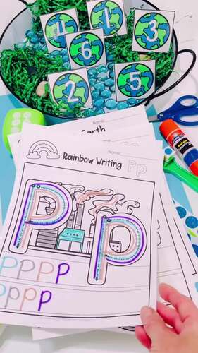 Earth Day Preschool Journal Prompt Ideas by Teaching Preschoolers