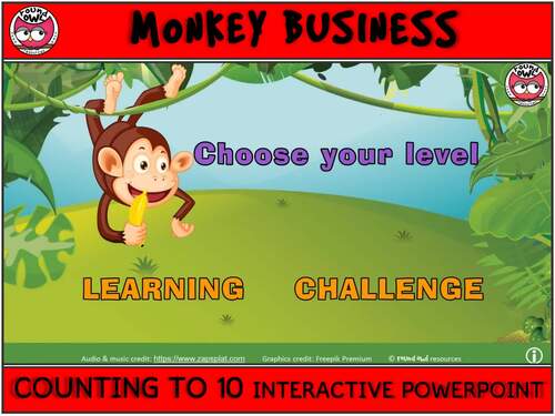 Counting numbers to 10 - Bananas by Round Owl Resources | TPT