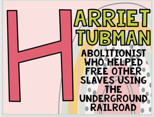 Social Studies Alphabet Line Boho Rainbow Classroom Decor Back to School