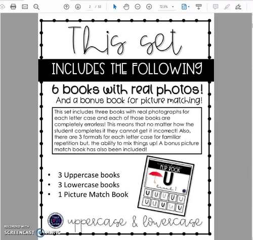 Alphabet Adapted Books for Letter U with Real Photos by Teach Love Autism