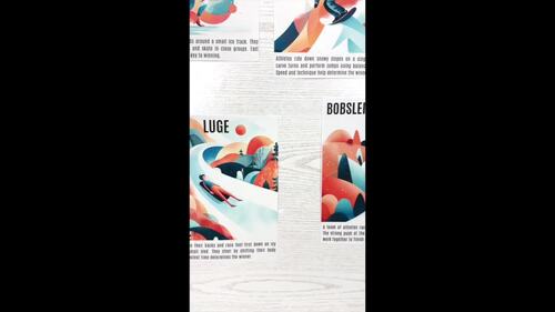 Winter Games 2026 Posters, Winter Sports Bulletin Board & Classroom Decor