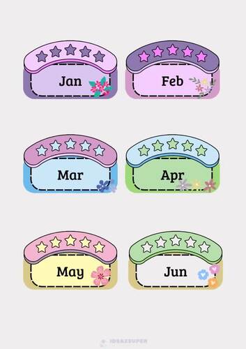 Month Abbreviations Worksheet | Jan Feb Mar Printable | Calendar Skills ...