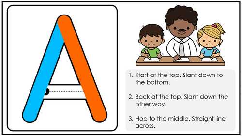 Handwriting Practice Letter Formation GIFs Digital Resources Letter ...