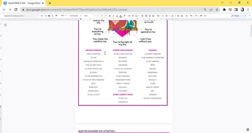 Valentine's Day no prep Middle School by Joyful Plans | TPT