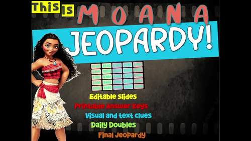MOANA JEOPARDY! Interactive Game on Science, Geography, History and ...