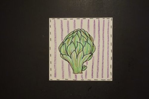 Let's Draw an Artichoke! (CA state Vegetable) by Patty Fernandez Artist
