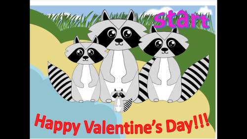 Valentine’s Day Short Vowel U Hidden Picture Boom Cards by Teacher's Pride