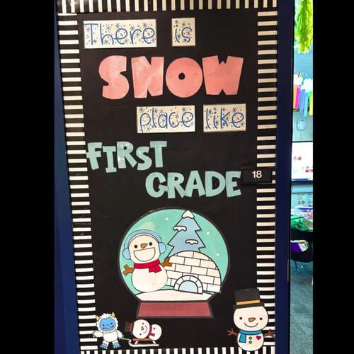 Winter Bulletin Board Snow Bulletin Board Hall Display by I Love 1st Grade
