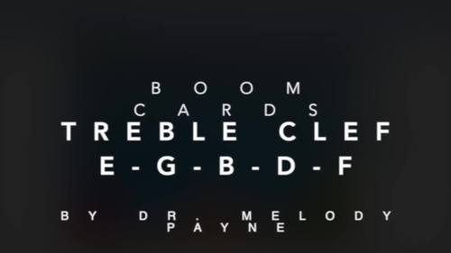 Treble Clef Line Notes BOOM™ Cards 100 Note Challenge - Piano Lessons ...