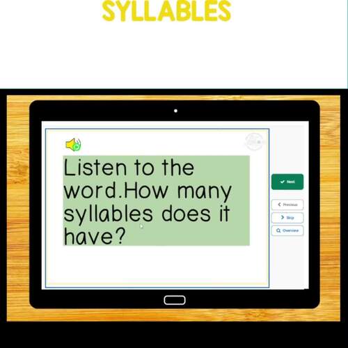 Syllable Counting - Syllable Sort Boom Cards | Digital Resources