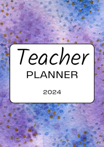 editable teacher planner 2024-2025-printable & digital teacher | TPT