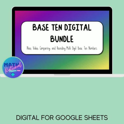 Place Value Digital Bundle by Math Rational Middles | TPT