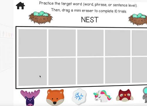 N Sound Articulation Boom Cards™ | N Articulation Fun w Mini Erasers