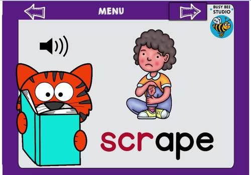 3 LETTER BLENDS PICTURE CARDS 2ND GRADE ACTIVITIES ELA BOOM CARDS ...